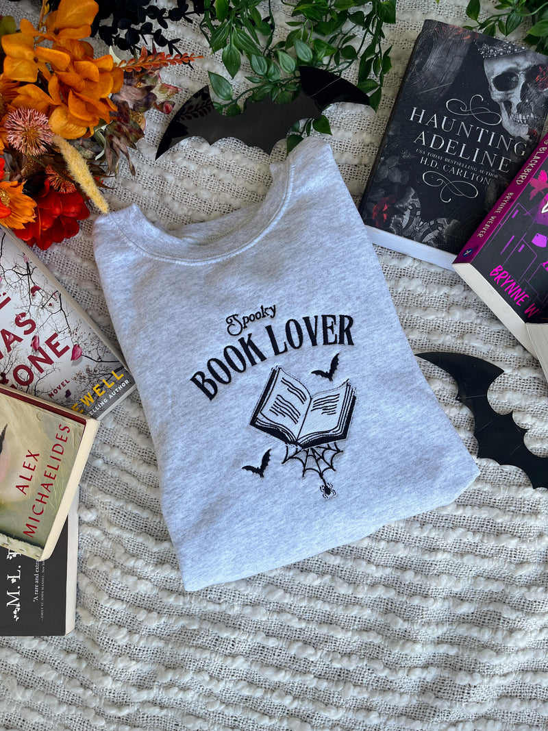 Spooky Book Lover Sweatshirt – Threaded By Sabrina